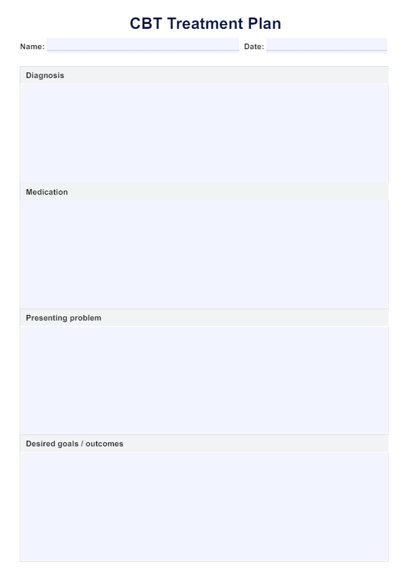 DBT Treatment Plan & Example | Free PDF Download