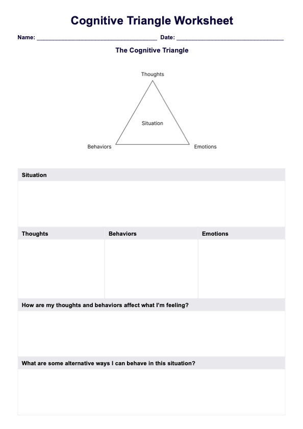 Health Triangle Worksheets Example Free PDF Download Health Triangle Worksheets Example Free PDF Download