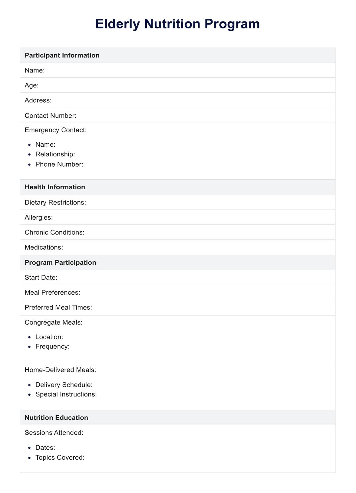 Nutrition Fact Template & Example | Free PDF Download