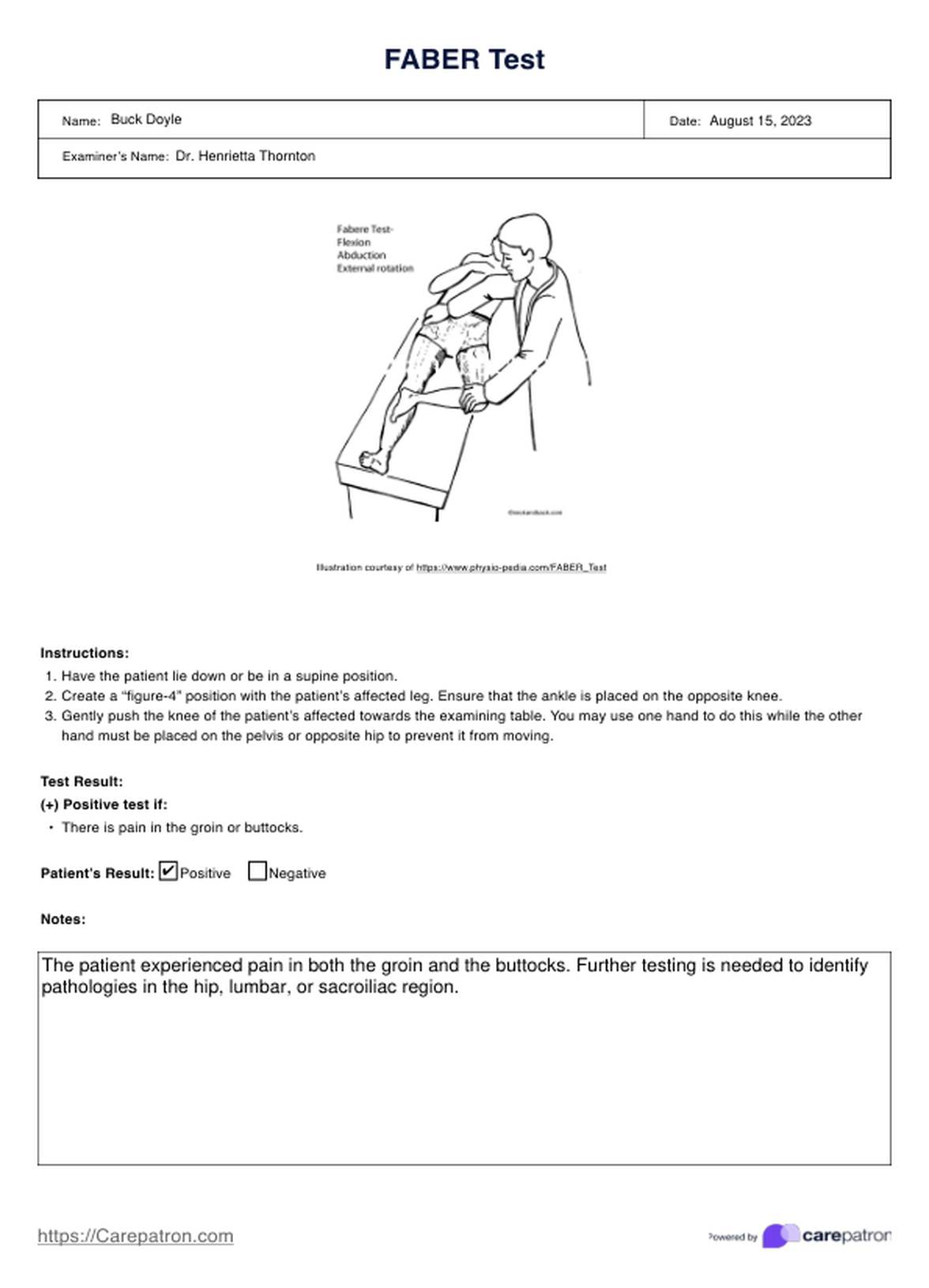 Faber Test & Example | Free PDF Download