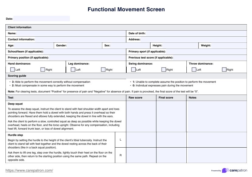 Functional Movement Screen