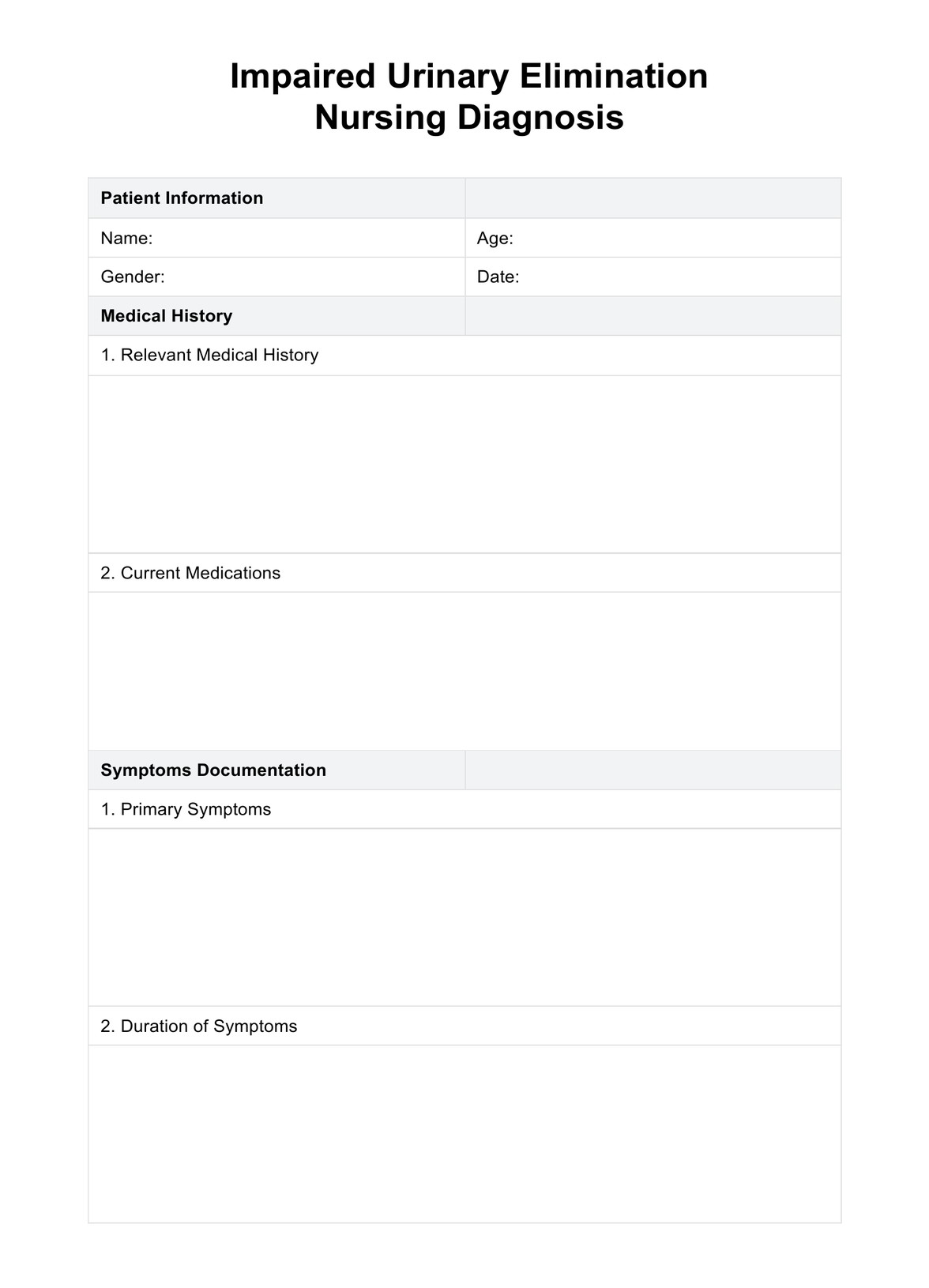 Case Management Intake Form Template & Example | Free PDF Download