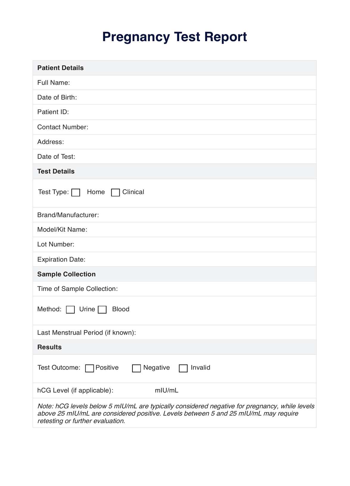 Blood Pressure Pregnancy Chart & Example | Free PDF Download