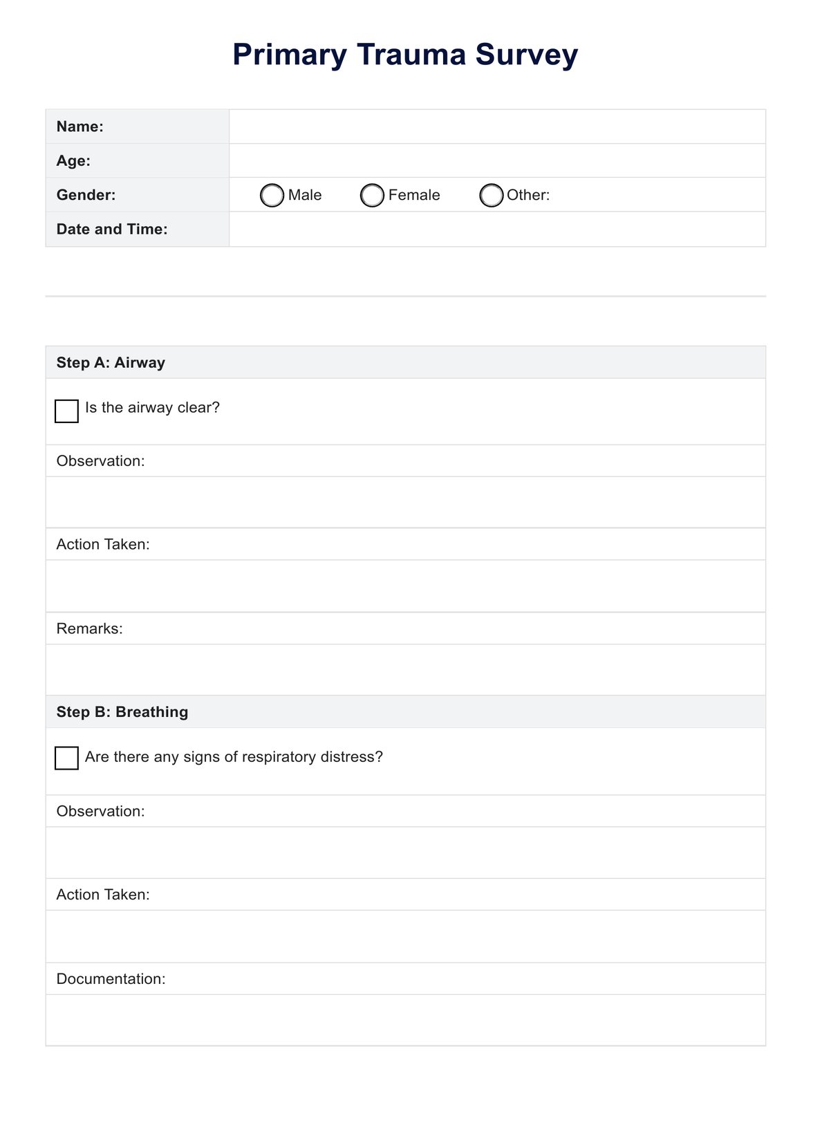 Domestic Violence Assessment & Example | Free PDF Download