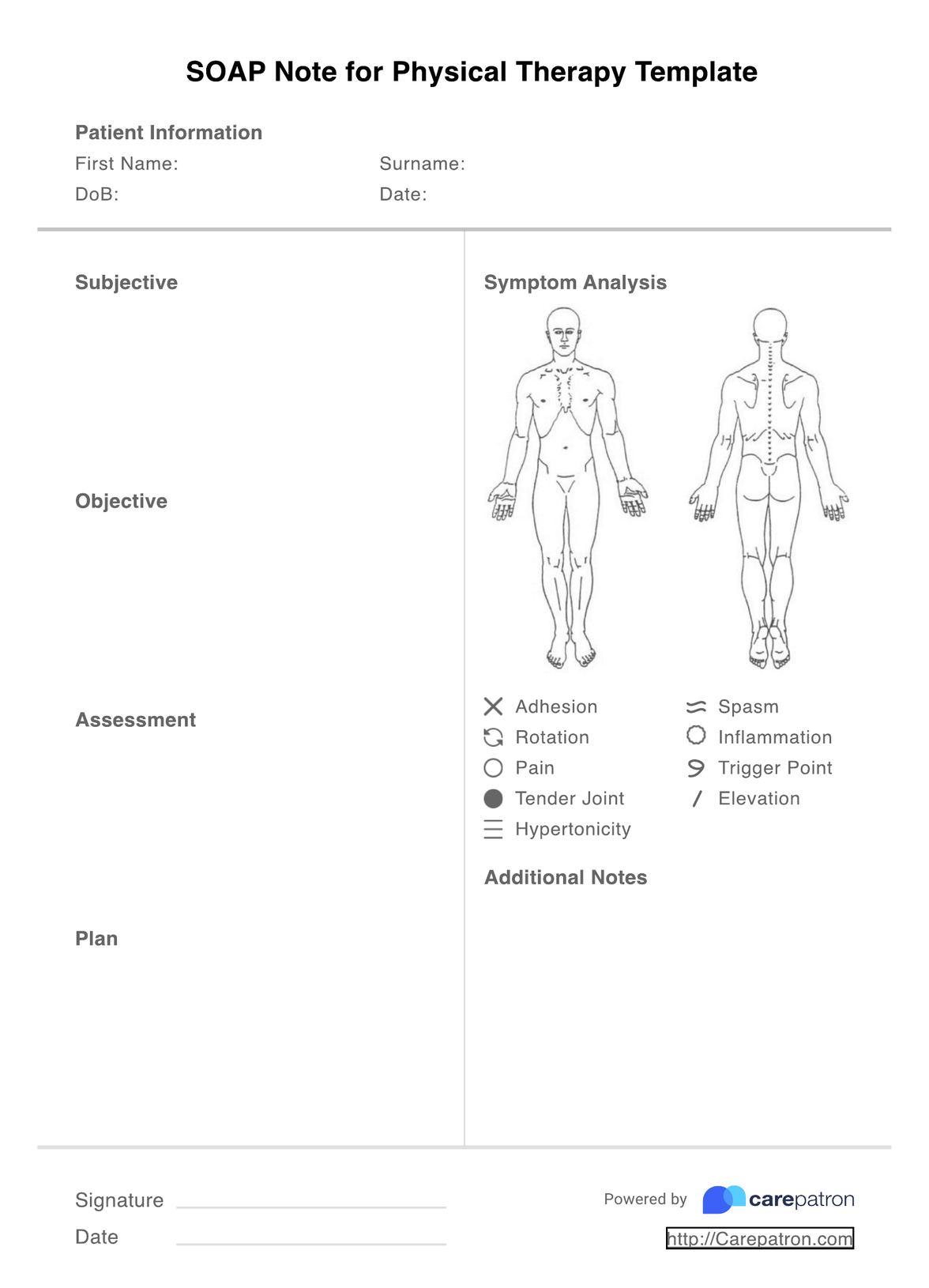 SOAP Notes for Massage Therapy Template & Example | Free PDF Download