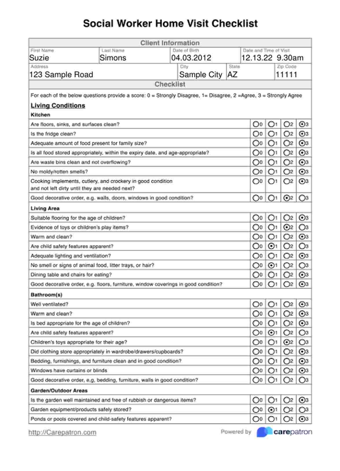 Social Worker Home Visit Checklist & Template | Free PDF Download